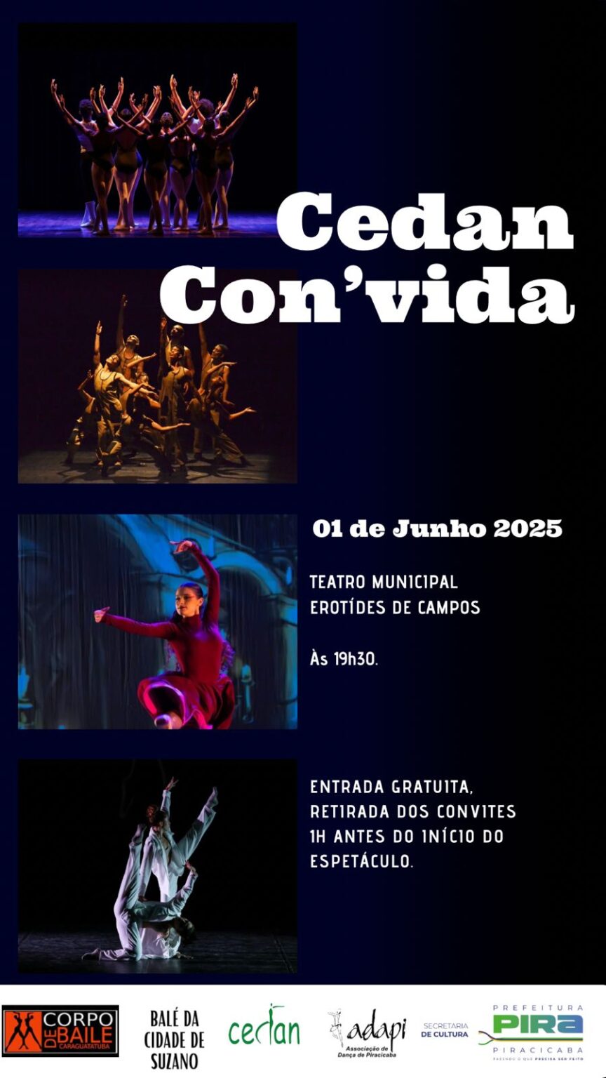 Cedan Con’vida reúne companhias de dança de várias cidades no Teatro do ...