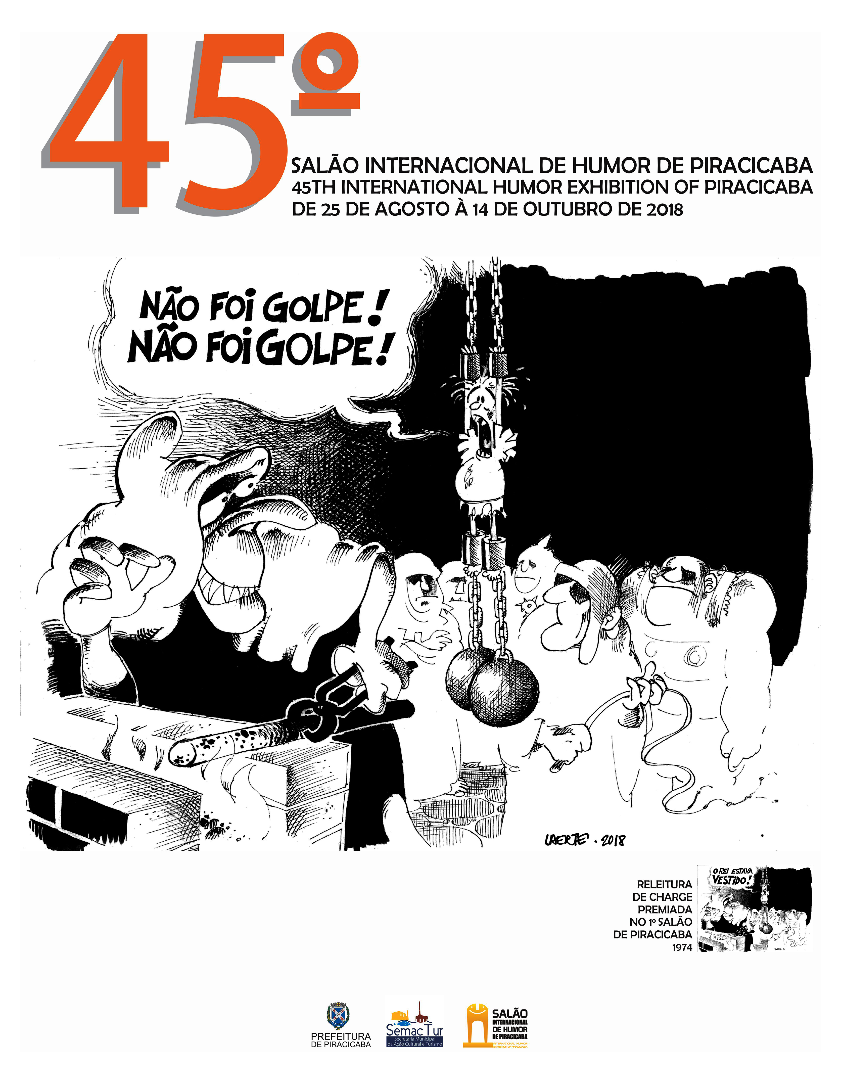 45 anos de Salão Internacional de Humor tem releitura de charge ...